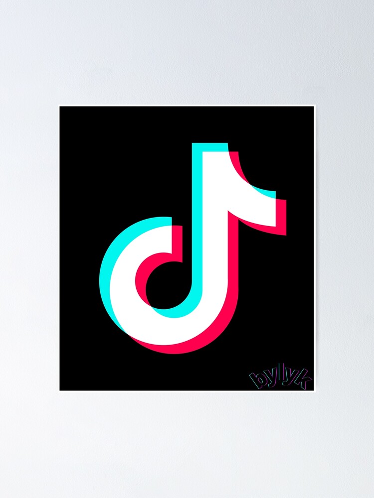 "Tiktok" Poster for Sale by darklyk | Redbubble