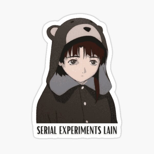 "Serial Experiment Lain" Sticker for Sale by ManhwaAesthetic | Redbubble