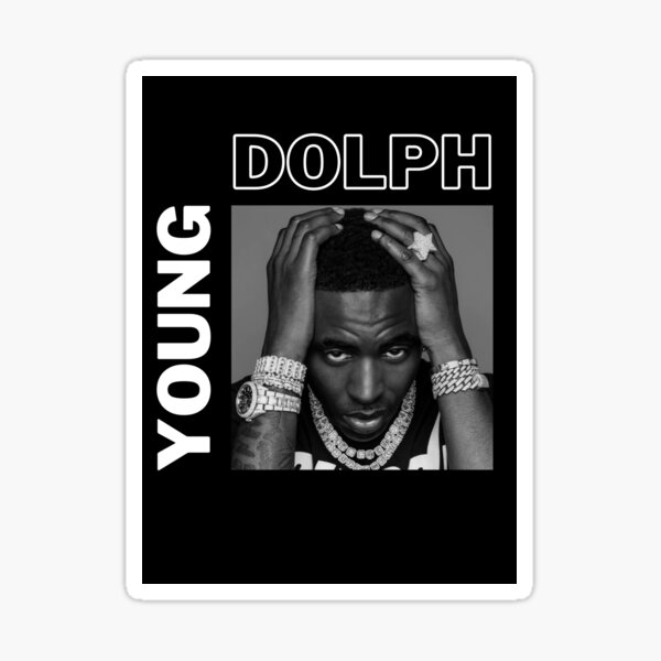 "Dolph young 1998 - 2022" Sticker for Sale by LaarajArt | Redbubble