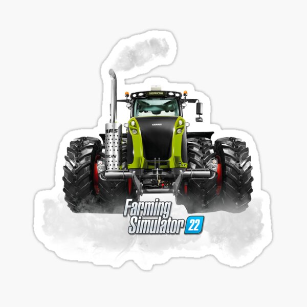 "Farming Simulator Time 22 Class Xerion" Sticker for Sale by NIZOUVIP ...