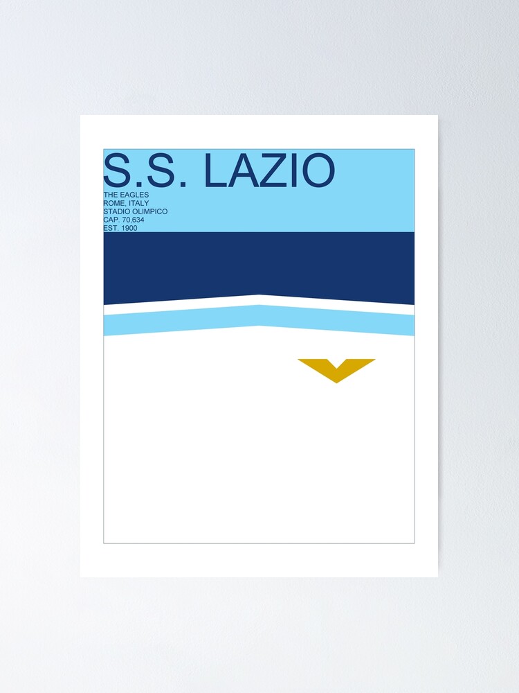 "Lazio Geometric Minimal Design" Poster for Sale by ShopBensNook ...