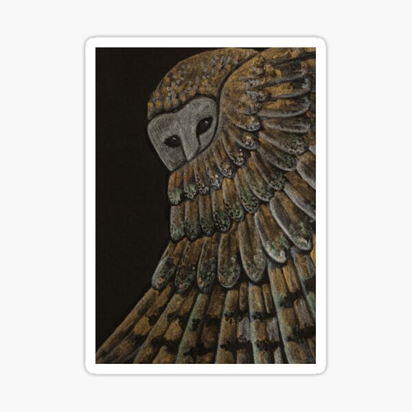 "Owl Spirit UHU" Sticker by Xhiva | Redbubble