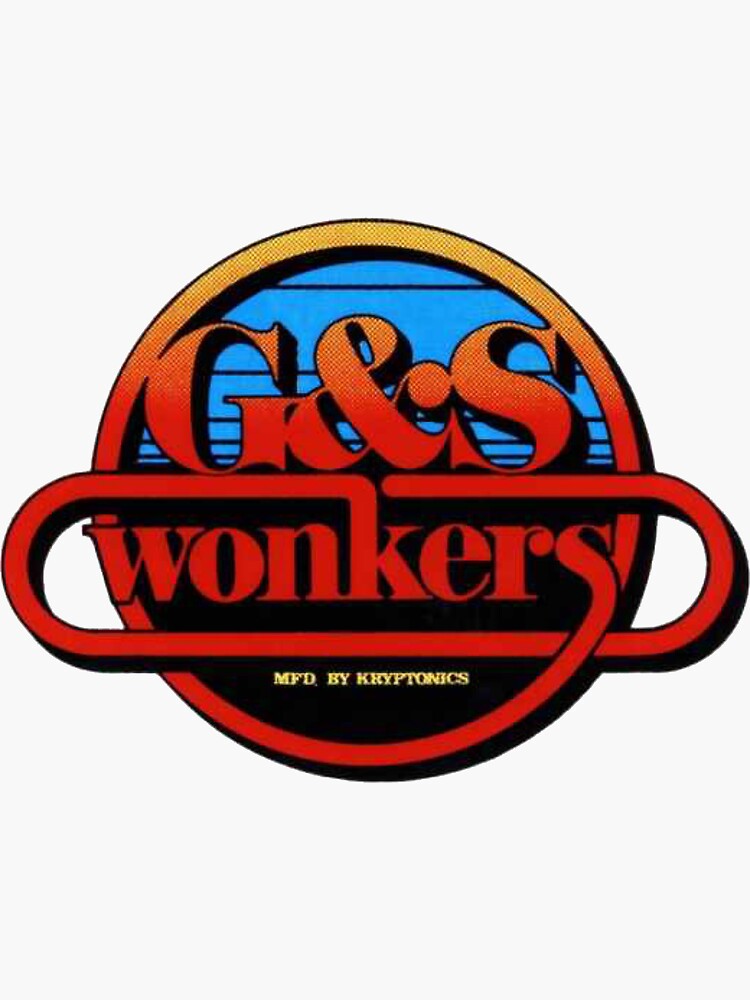 "Gordon and smith, retro skateboard t shirt design " Sticker by ...