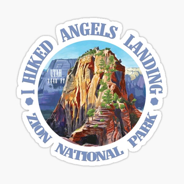 "Angels Landing" Sticker by 1Famous1 | Redbubble