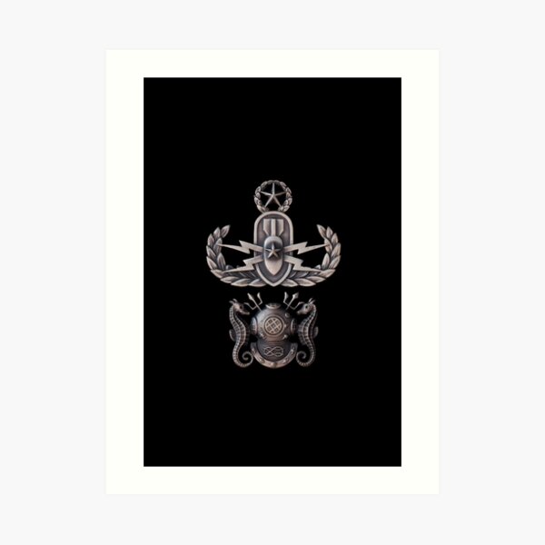 "Master EOD Master Diver" Art Print by jcmeyer | Redbubble