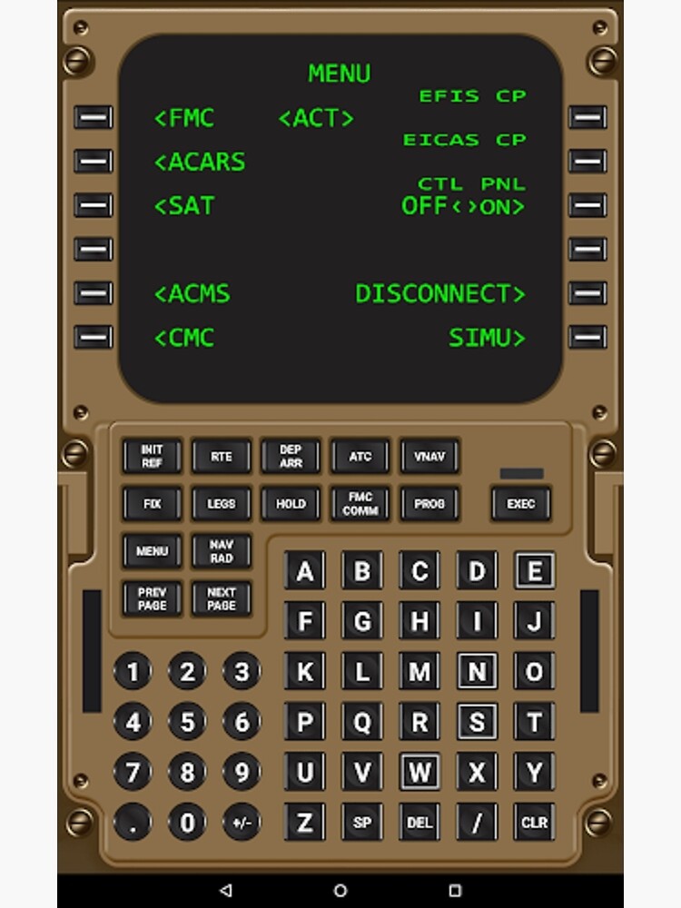 "Boeing 747-400 Flight Management Computer " Poster for Sale by ...