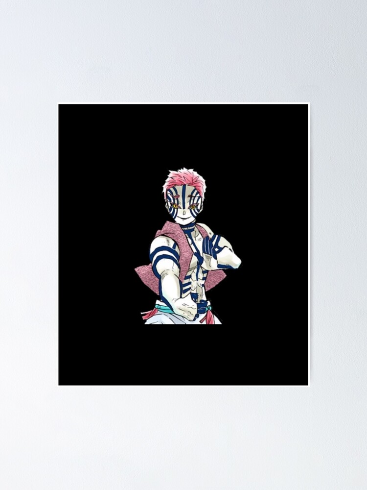 "Akaza Demon Slayer" Poster by imortell26 | Redbubble