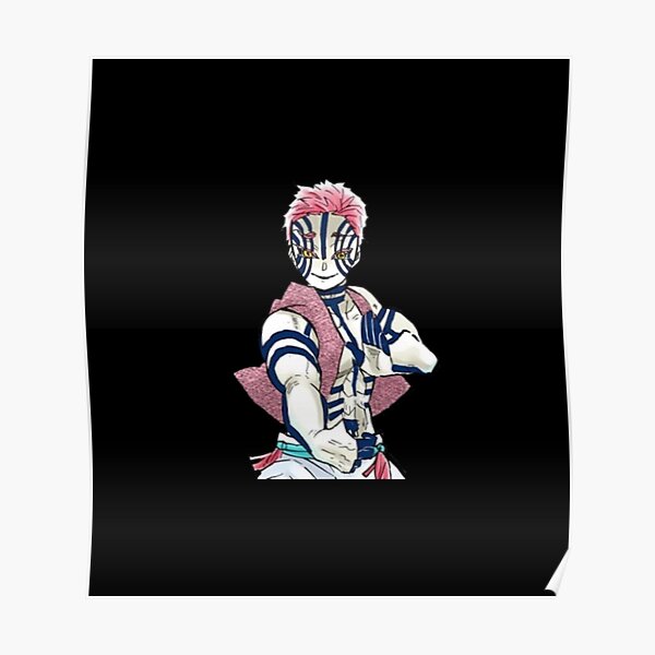 "Akaza Demon Slayer" Poster by imortell26 | Redbubble