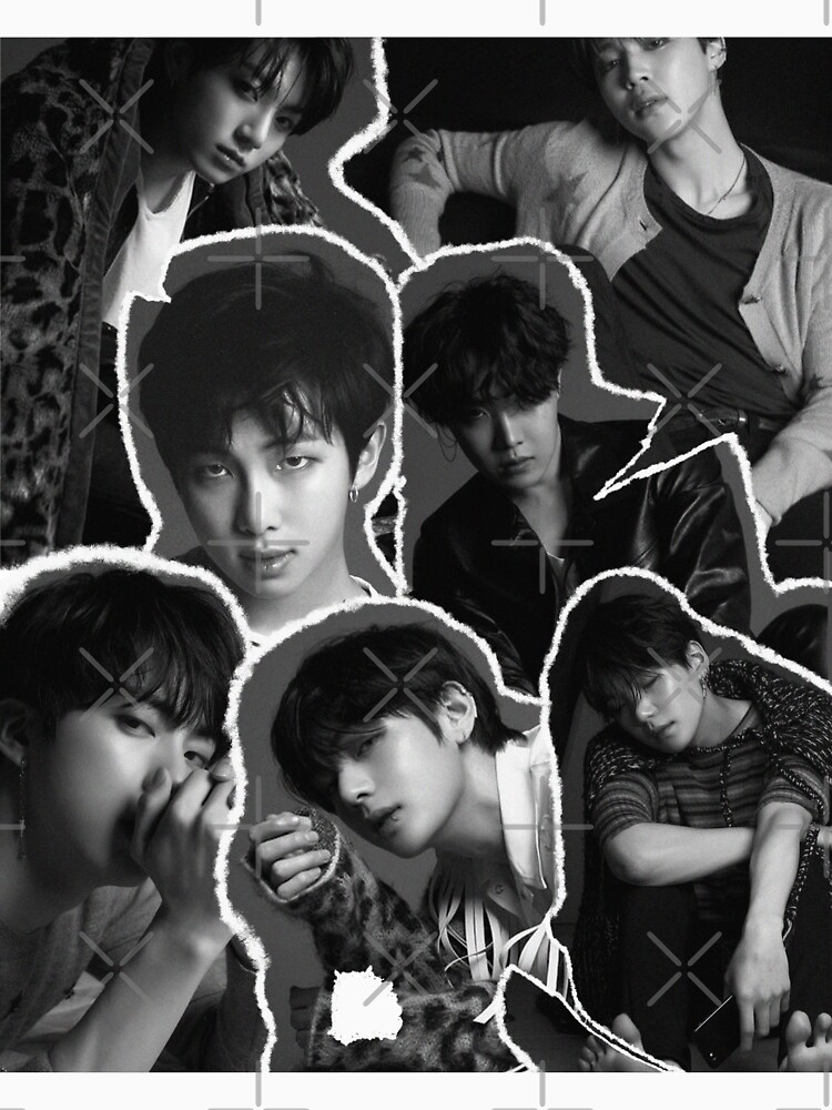 "BTS Grunge " T-shirt for Sale by sudipti | Redbubble | bts t-shirts ...