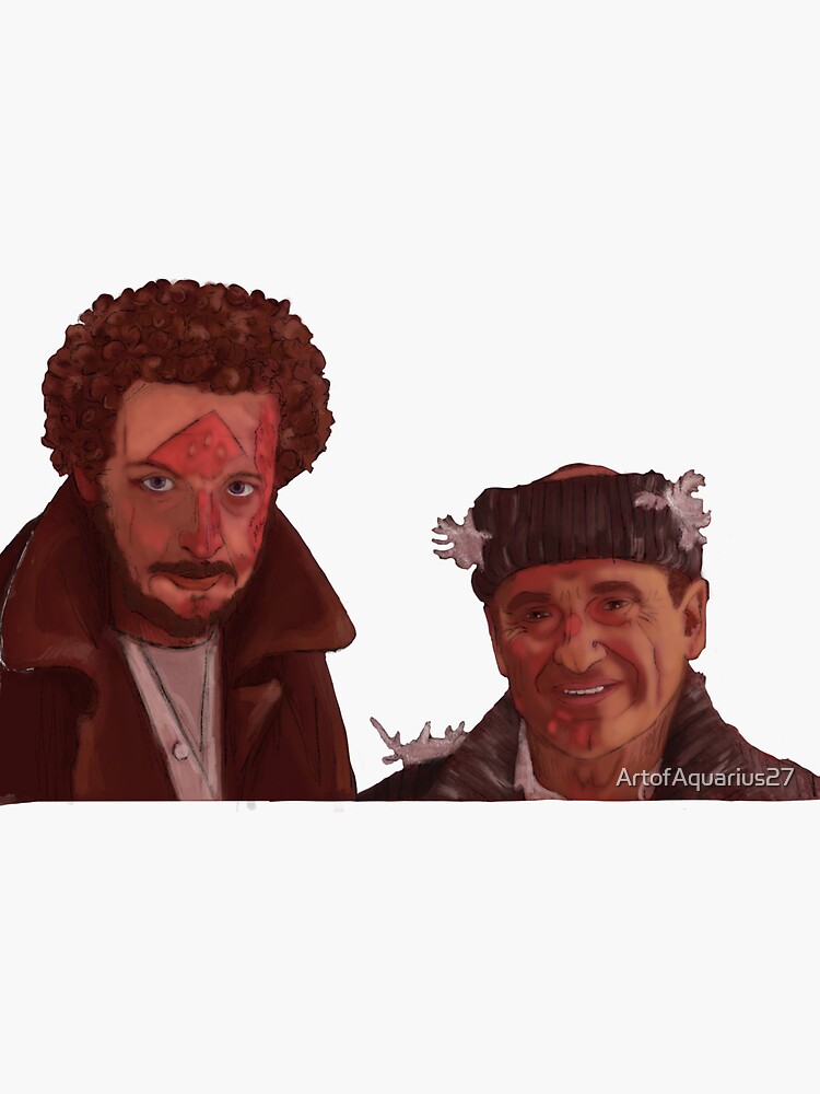 "The Wet Bandits" Sticker by ArtofAquarius27 | Redbubble
