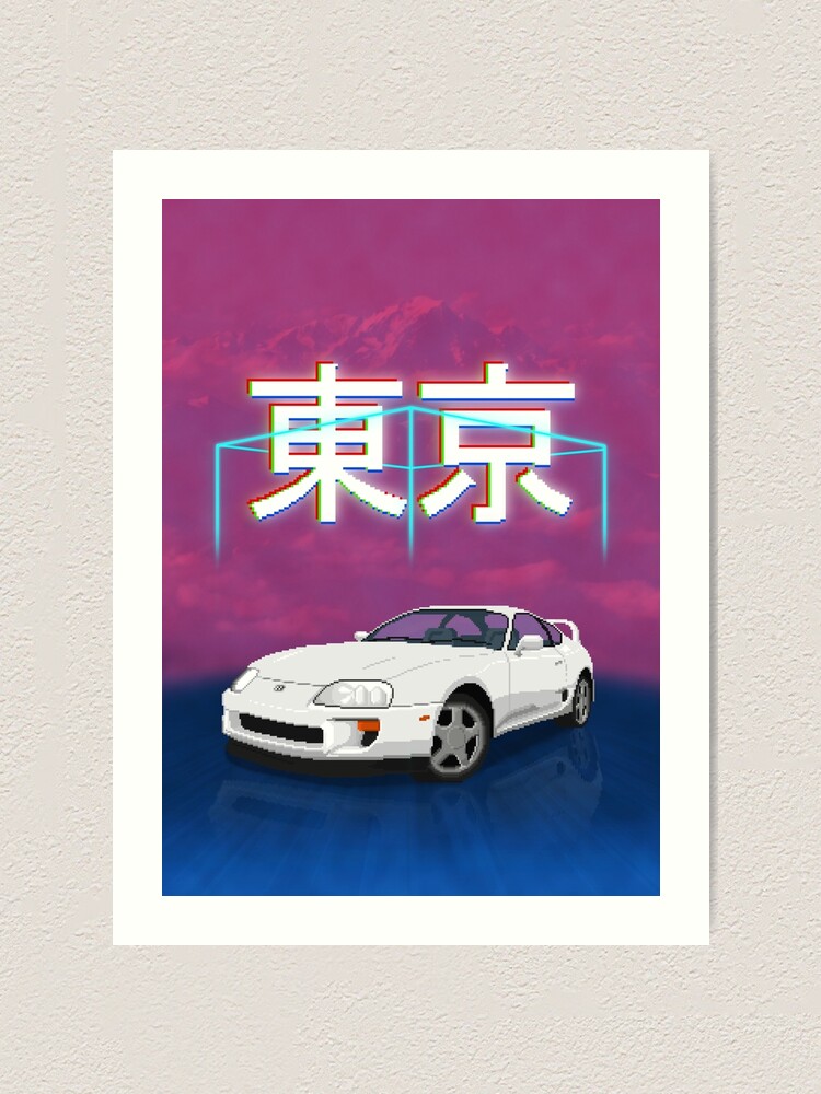 "Tokyo Supra - Mont Blanc" Art Print for Sale by TurbochargedPxl ...