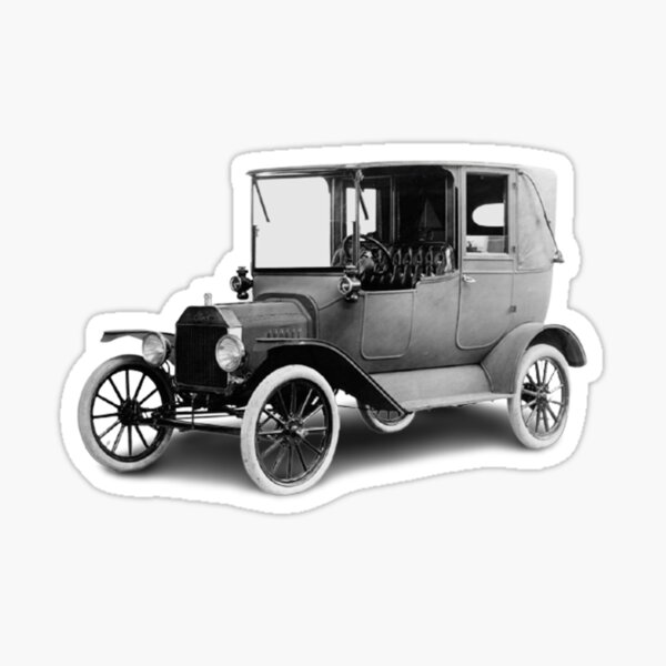 "1908 Model-T Ford" Sticker for Sale by BK-Fishing | Redbubble