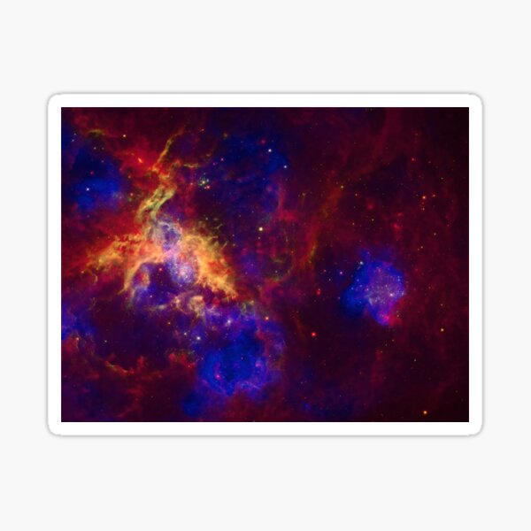 "Galactic Nebula" Sticker by TheEmperor- | Redbubble