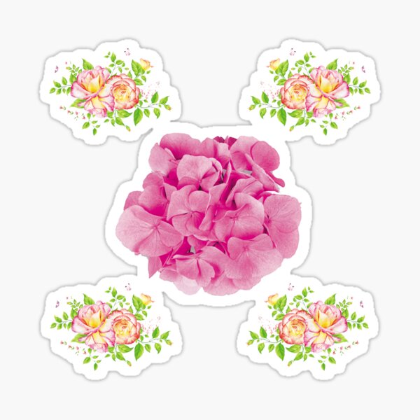 "Little Roses Flowers " Sticker for Sale by skyproduction | Redbubble