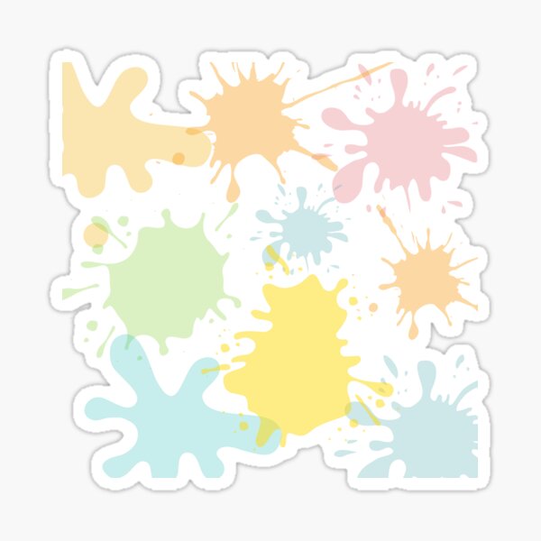 "Paint Splash Design" Sticker for Sale by Fatbread | Redbubble