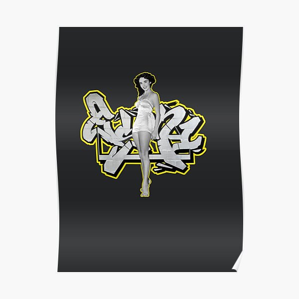 "PINUP ELISABETH TAYLOR & ESON 1 URBAN GRAFFITI STREET STYLE " Poster ...