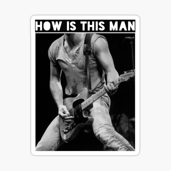 "Bruce Springsteen boss" Sticker by SIA-SHOPPING | Redbubble