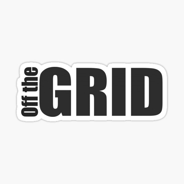 Off The Grid Stickers | Redbubble