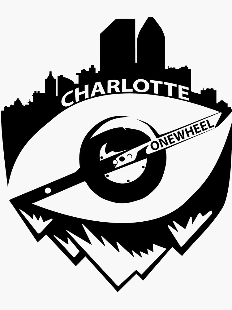 "OG Charlotte Logo " Sticker for Sale by CLTOnewheel | Redbubble