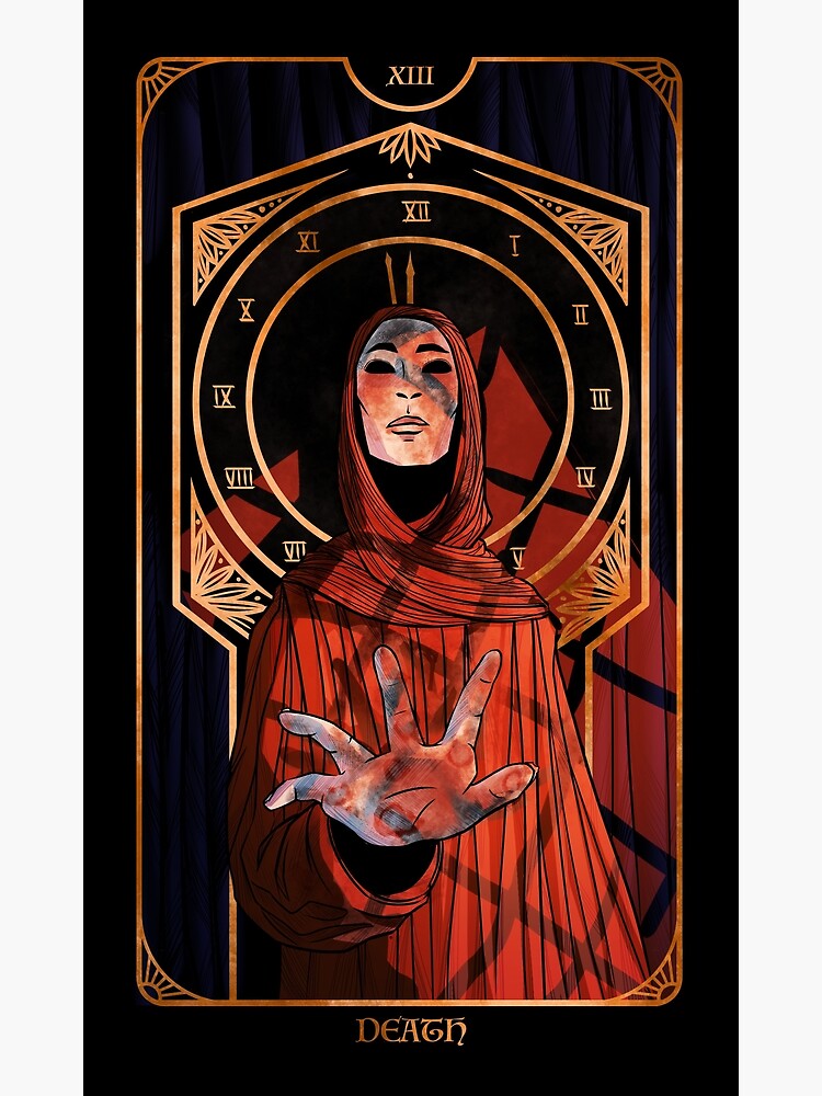 "XIII Death Tarot Card" Poster for Sale by charminglysam | Redbubble