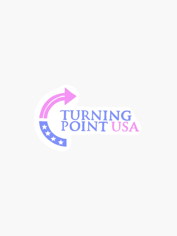 "Turning Point USA" Sticker for Sale by hbadaracco | Redbubble