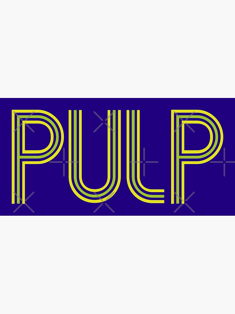 "Pulp Logo" Sticker by ExRetailZombie | Redbubble