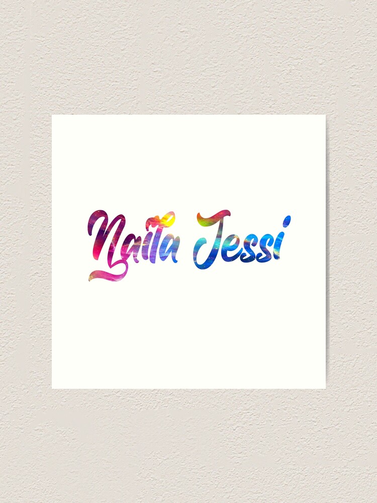 "Naila Jessi - Aesthetic Name Art" Art Print for Sale by DitaNadiaStore ...