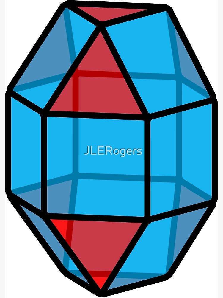 "Elongated Triangular Orthobicupola | Shapes | Johnson 35" Poster by ...