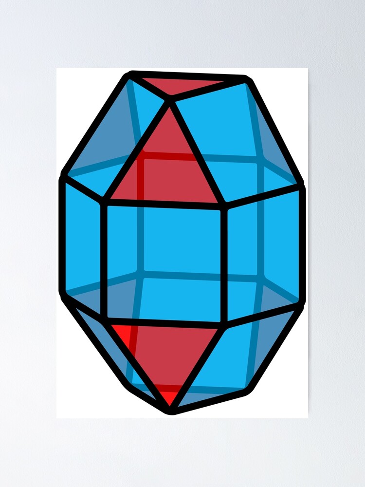 "Elongated Triangular Orthobicupola | Shapes | Johnson 35" Poster by ...
