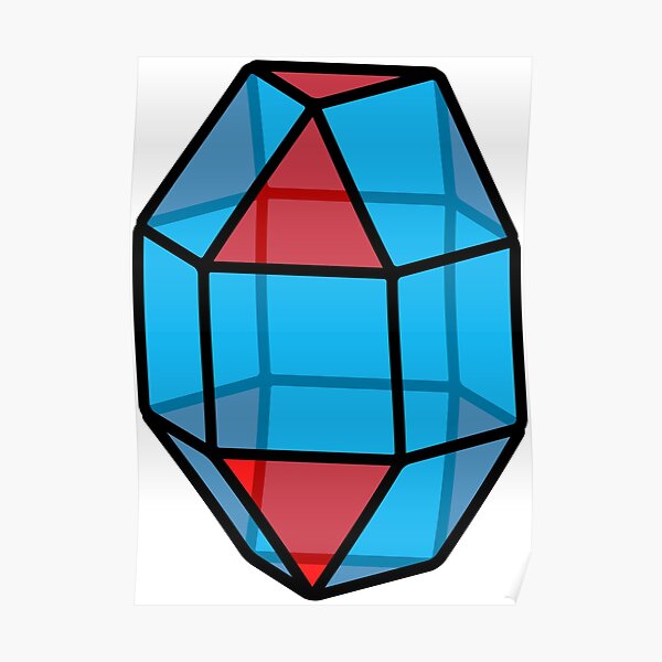 "Elongated Triangular Orthobicupola | Shapes | Johnson 35" Poster by ...