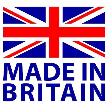 "Made In Britain" Sticker for Sale by sirglennbo | Redbubble