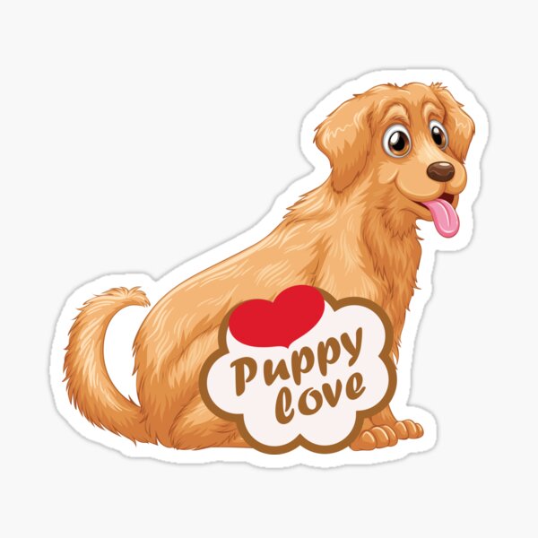 "Lovely Toller golden duck retriever" Sticker by PastaPrint | Redbubble