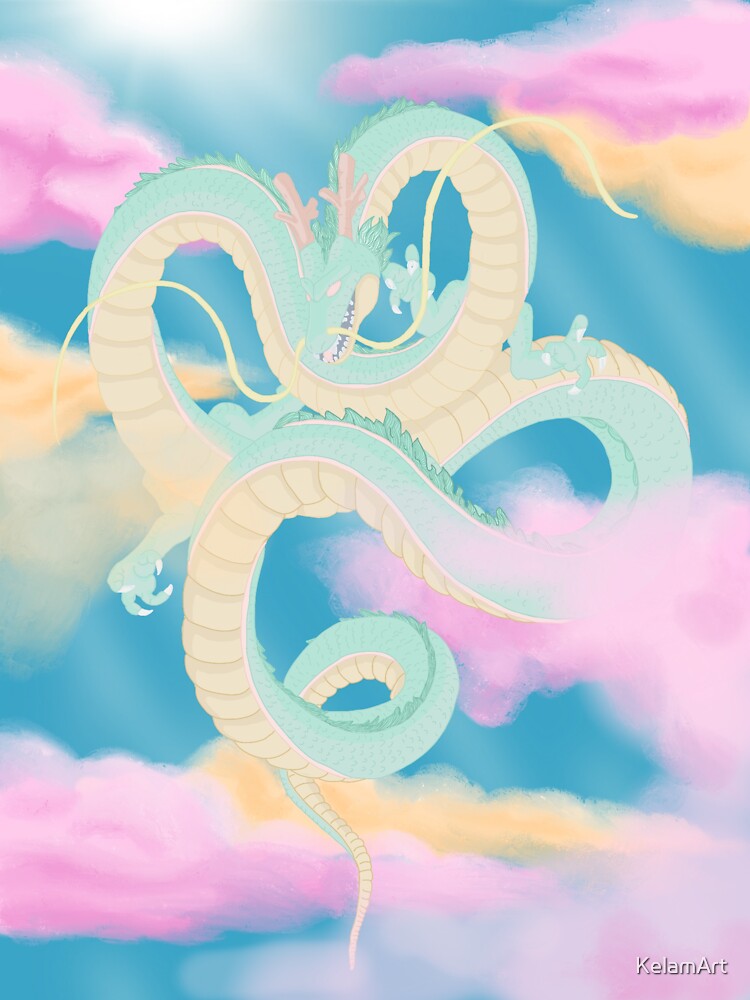 "Mighty Dragon" Sticker by KelamArt | Redbubble