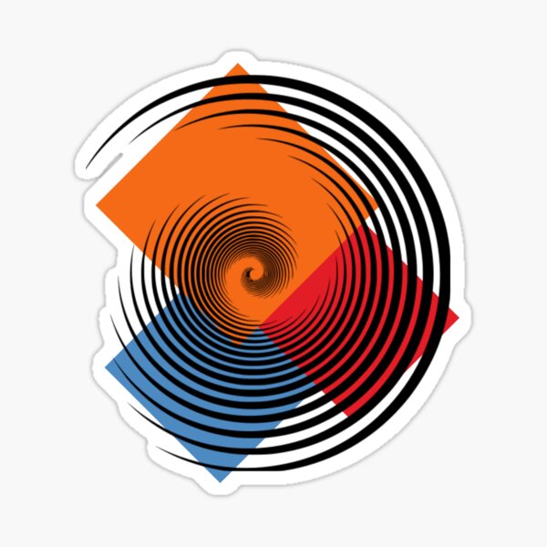 "Spiral" Sticker for Sale by StudiobyBruce | Redbubble