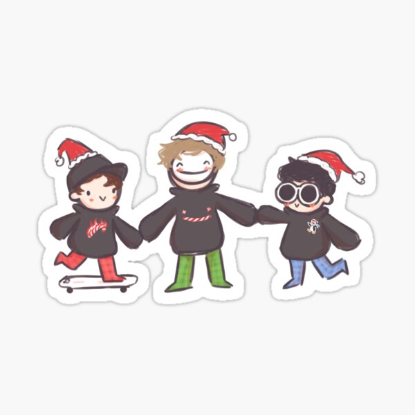 "dream team christmas" Sticker for Sale by Amelzing | Redbubble