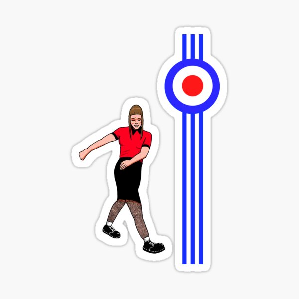 "Mod Dancer" Sticker by SCHPiDAUU | Redbubble