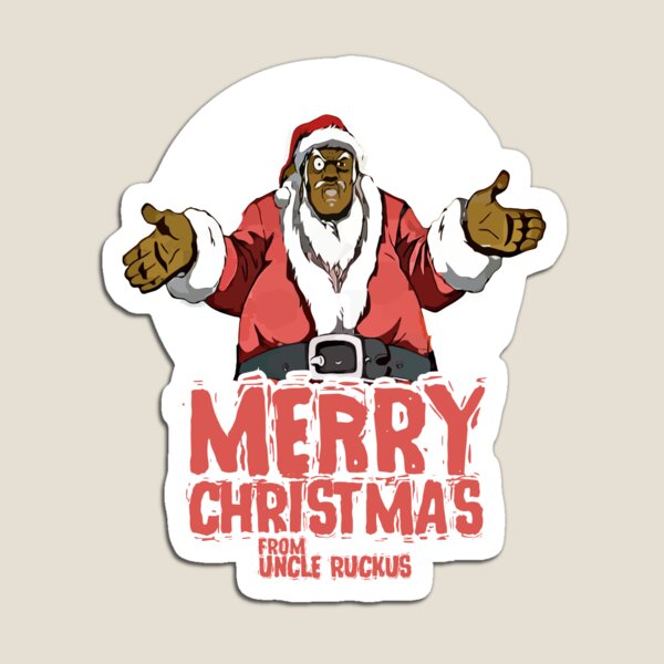 "Merry Christmas Uncle Ruckus" Magnet for Sale by SpaceDat120 | Redbubble