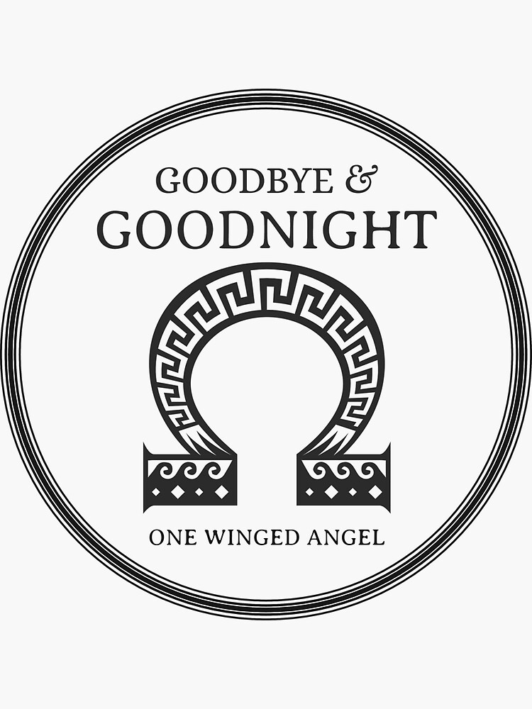 "AEW One Winged Angel" Sticker for Sale by MoonPirate | Redbubble