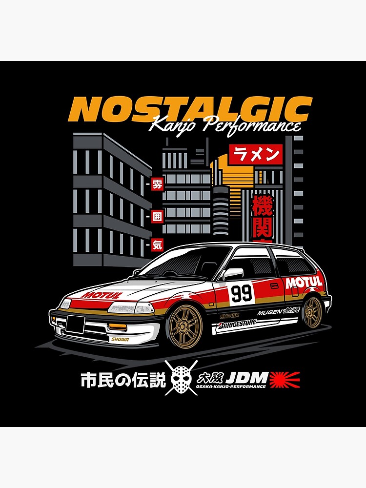 "Civic EF9 Kanjo" Poster for Sale by duniafantasi | Redbubble