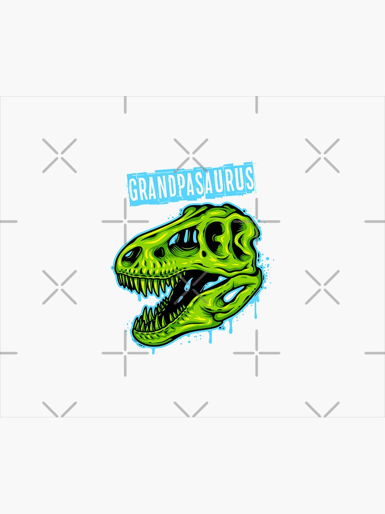 "Grandpasaurus T Rex Grandpa Saurus Dinosaur Granddad" Sticker by ...