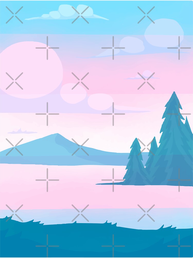 "Trans Pride sunset - Transgender Flag Sea Art" Sticker by Nayarue ...