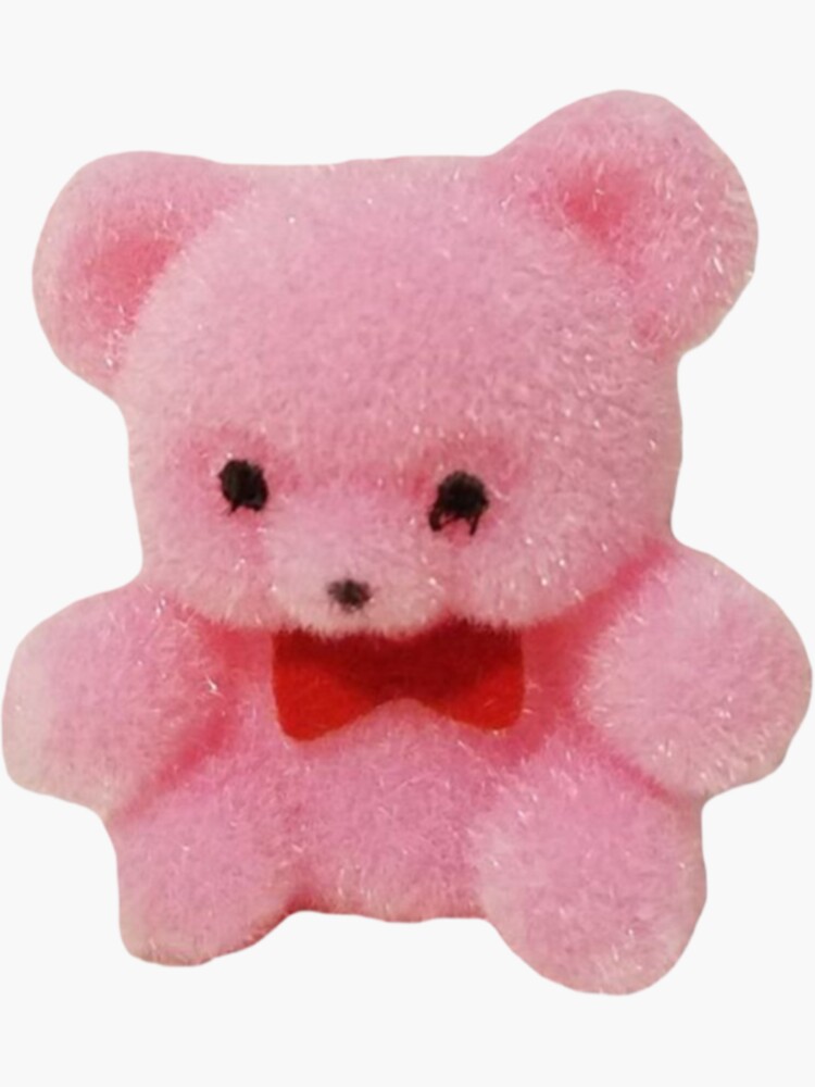 "Pink Bear" Sticker by Venusscorpio | Redbubble