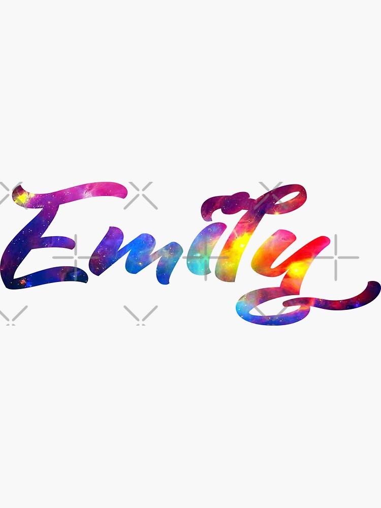 "Emily - Aesthetic Name Art Style" Sticker for Sale by DitaNadiaStore ...