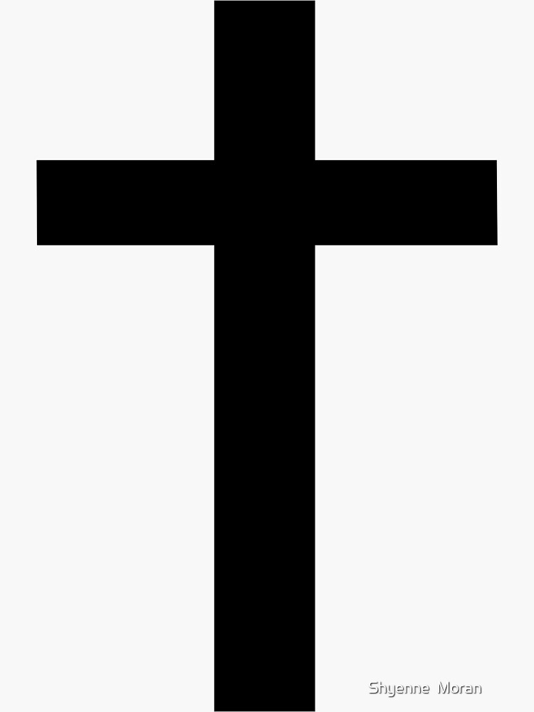 "Gothic cross" Sticker by ShyenneMoran | Redbubble