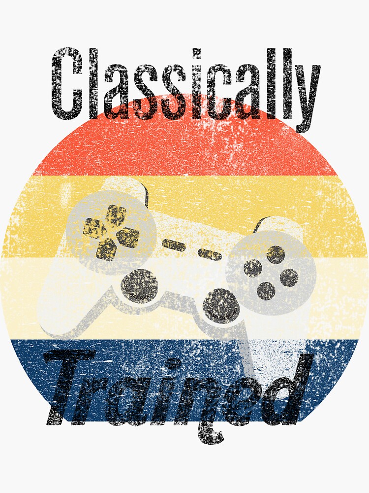 "Classically Trained - PlayStation Controller " Sticker for Sale by ...