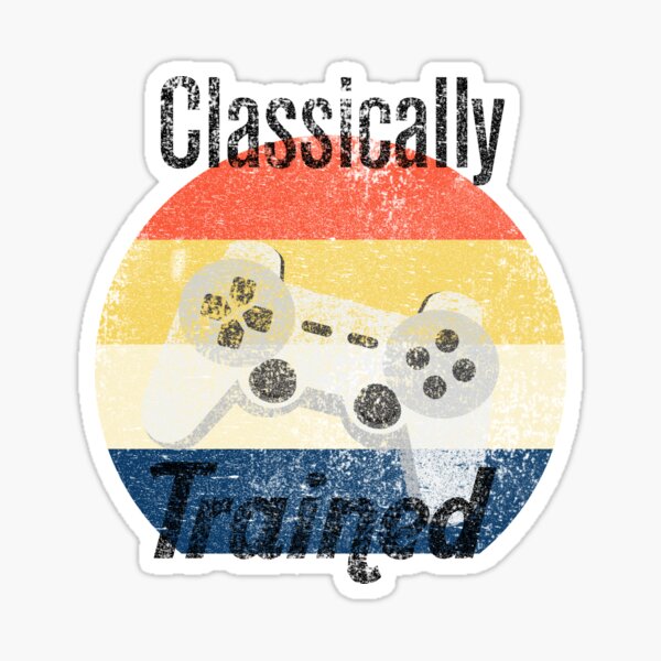 "Classically Trained - PlayStation Controller " Sticker for Sale by ...