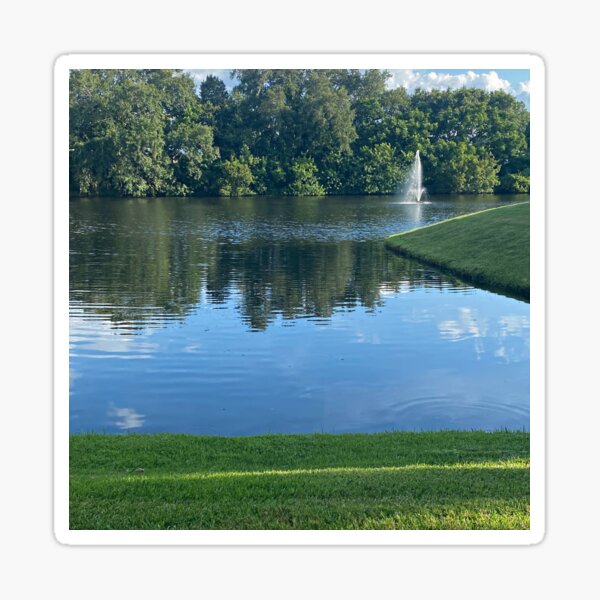 "Near The Blue Serene Lake " Sticker for Sale by TheArtsyNana | Redbubble