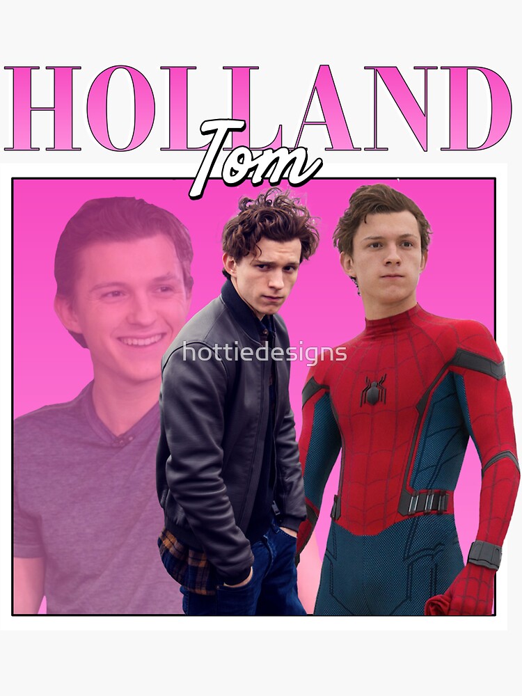 "90s Tom Holland" Sticker by hottiedesigns | Redbubble