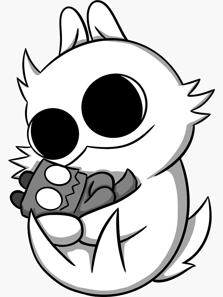 "Bip holding little guy like a baby" Sticker for Sale by GibThom ...