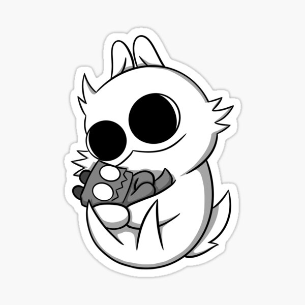 "Bip holding little guy like a baby" Sticker for Sale by GibThom ...